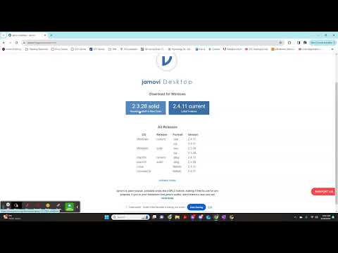 Downloading JAMOVI