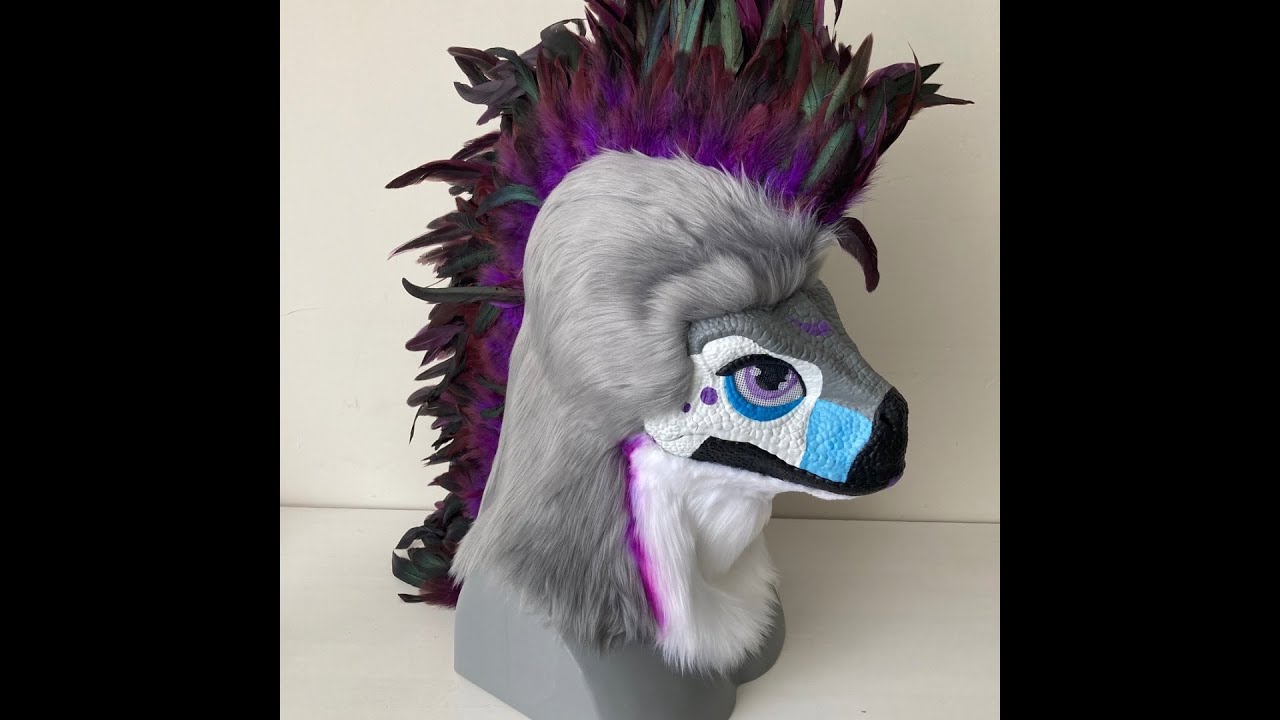 Fursuit dino hood tutorial
