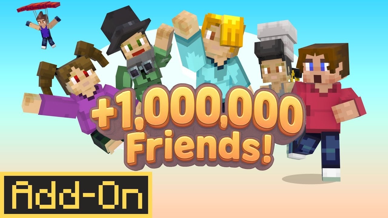 Building My OWN NPC Community in Minecraft! (+1,000,000 Friends Addon)