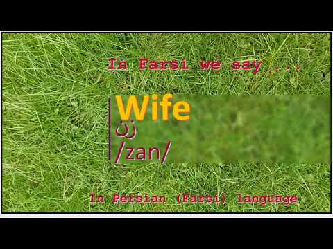 The meaning of Wife in Persian or Farsi زن zan