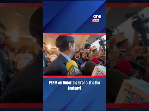 PBBM responds to ex-president Duterte's claim that he was in the list of PDEA's suspected drug users