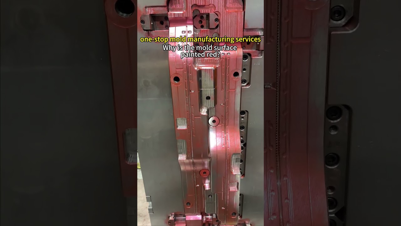 Why is the mold surface painted red?💃😉 #workshop #factory #mold