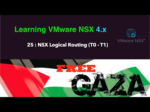 25 NSX Logical Routing (T0 – T1) – ITSaurus
