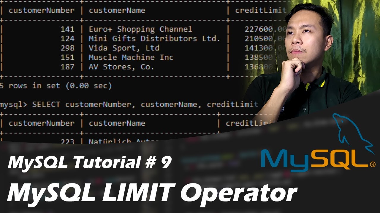 SQL Tutorial 9: LIMIT Clause - CodeLikeLD Tagalog Tutorials
