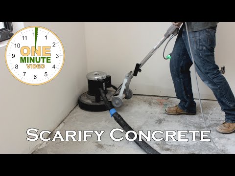 (W) Scarify Concrete
