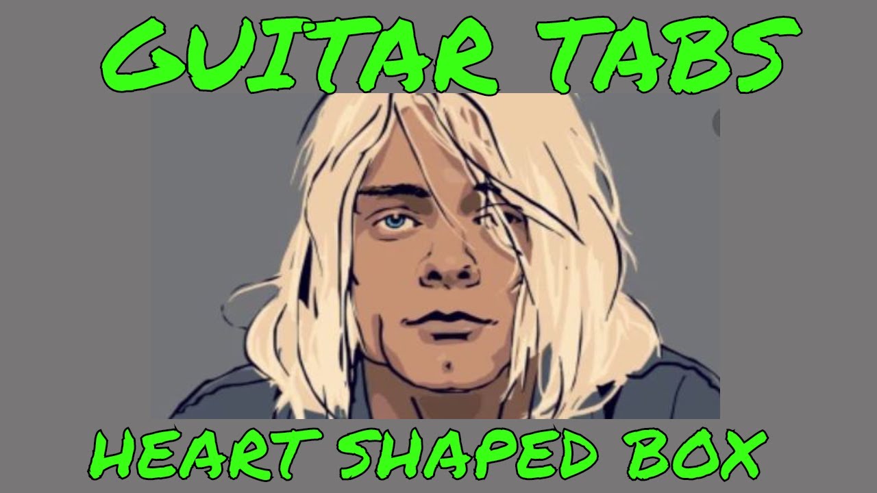 Fingerstyle Guitar tabs easy version Nirvana Heart Shaped Box {TABS}