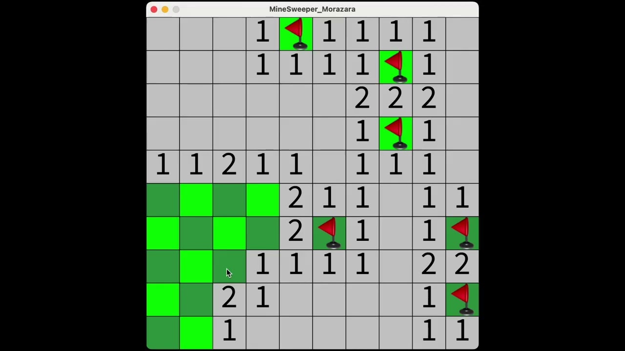 Mine Sweeper Game built in Java with Processing