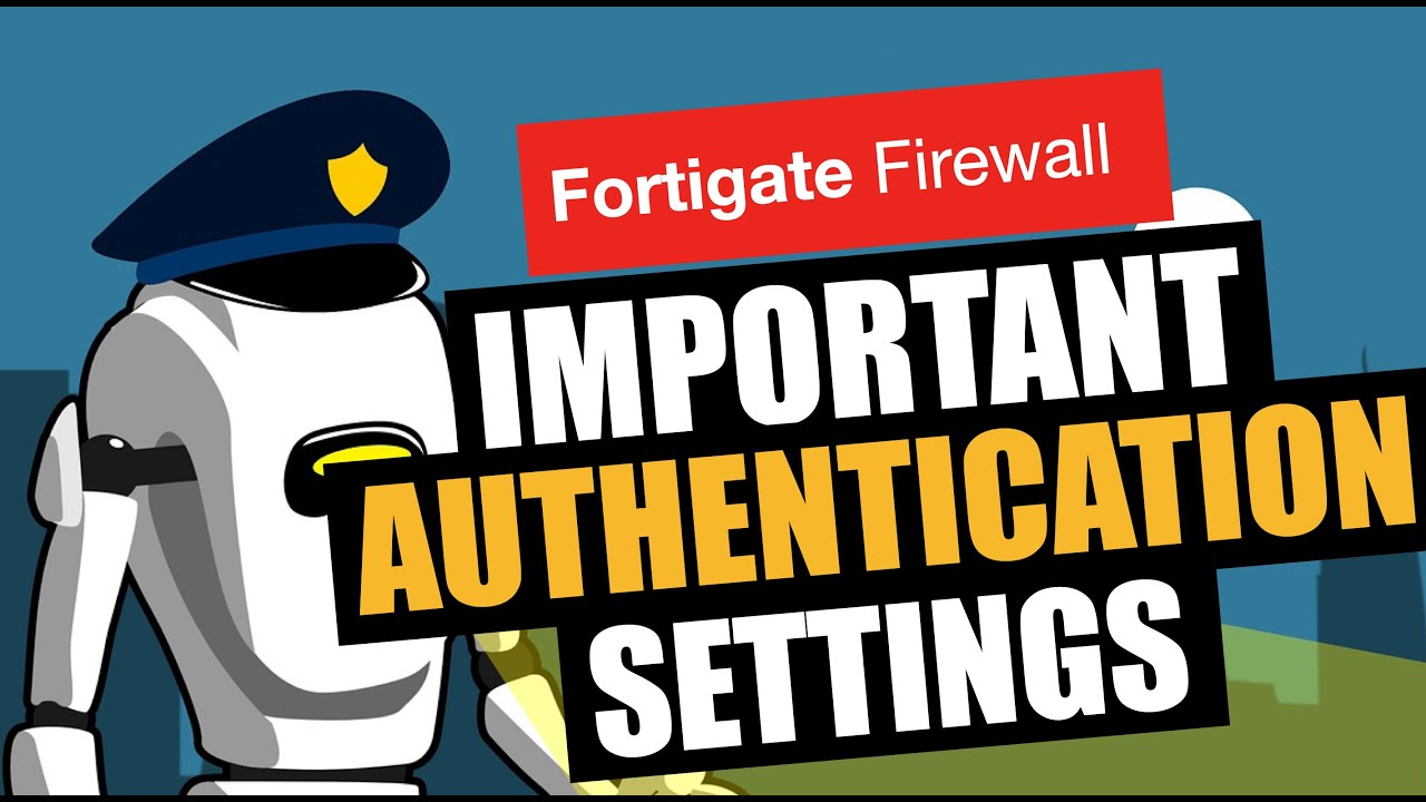 Important Authentication settings