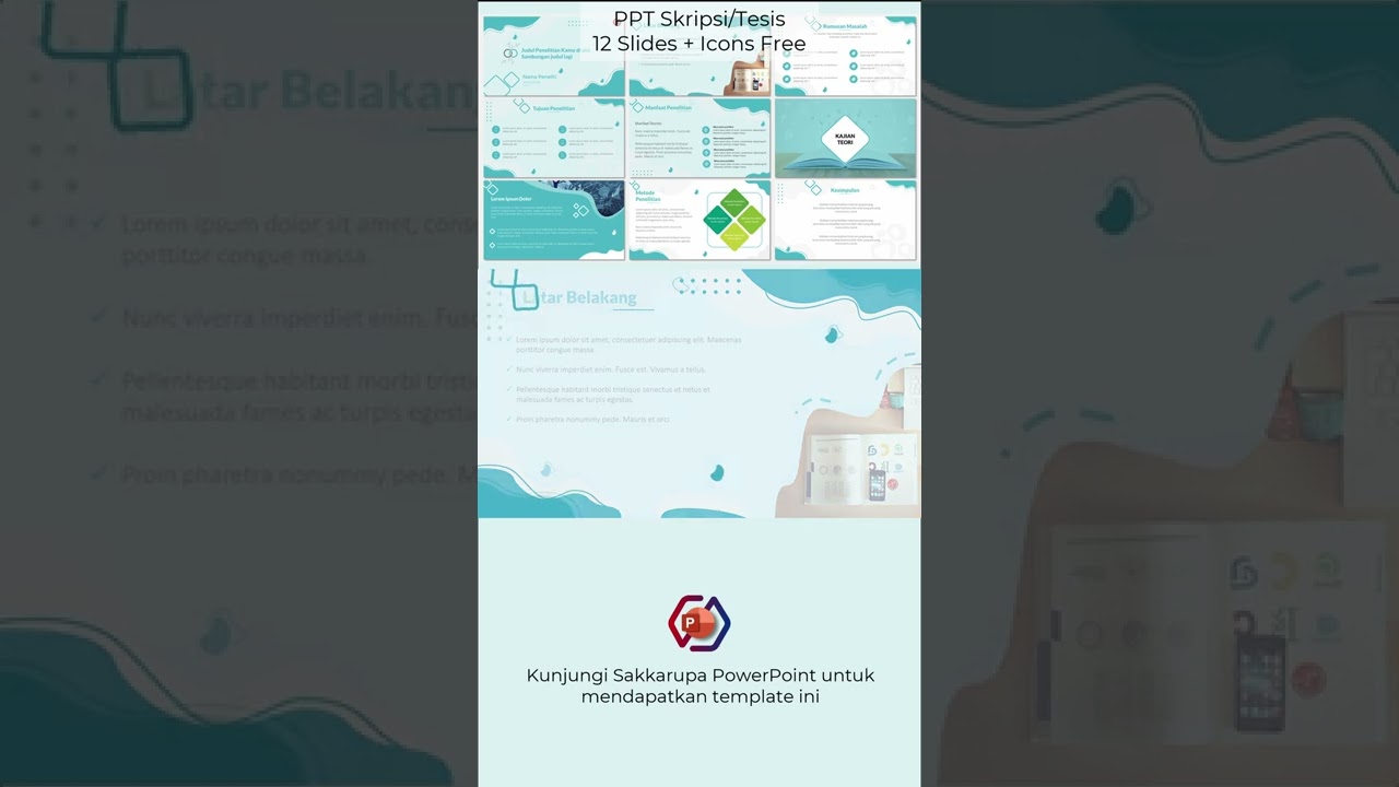 PPT Template Aesthetic Free Download #shorts