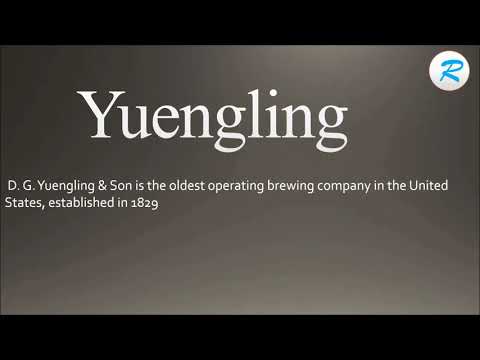How to pronounce Yuengling
