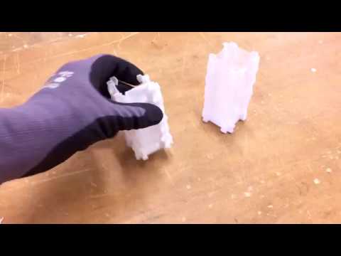 Slightly brittle PLA