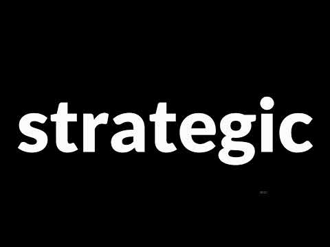 Strategic Meaning In Urdu | Strategic Meaning | Strategic Ka Matlab Kya Hota Hai | Strategic Urdu Me