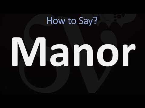 How to Pronounce Manor (CORRECTLY)
