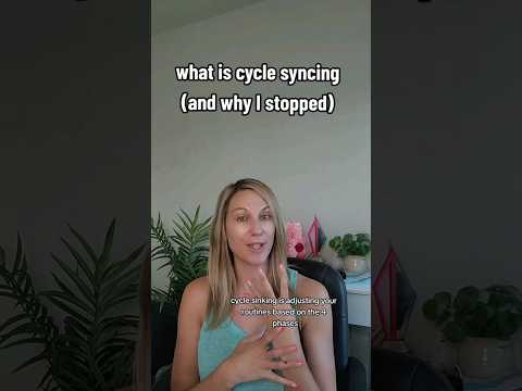 cycle syncing made this huge change