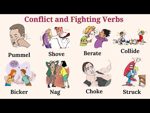 Lesson 177: Fighting Verbs: Physical and Verbal | Action-Packed Vocabulary | Conflict verbs