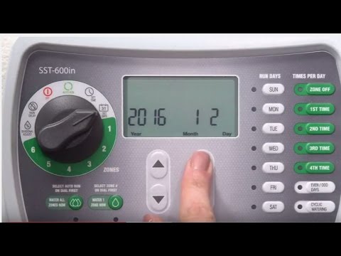 Rain Bird SST Sprinkler Timer Installation and Programming