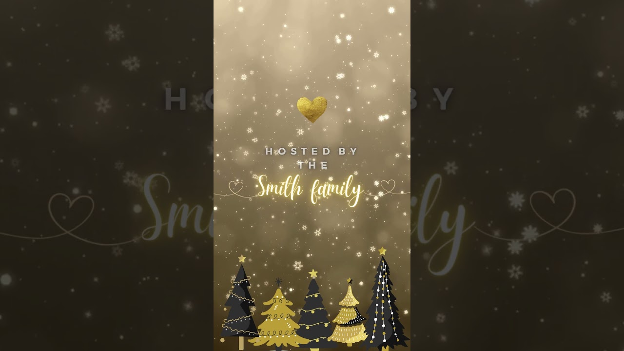 Christmas Party Invite Animated Christmas Holiday Party Invitation