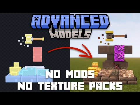 Add Custom Models to Minecraft WITHOUT a Resource Pack! AdvancedModels Tutorial + Review