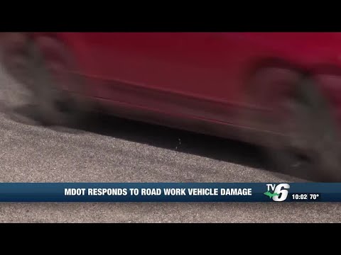 MDOT responds to road work vehicle damage on M-553