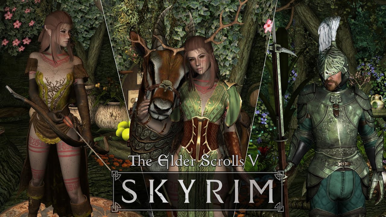 Wood Elf Bosmer Armor and Outfit Mod Collection