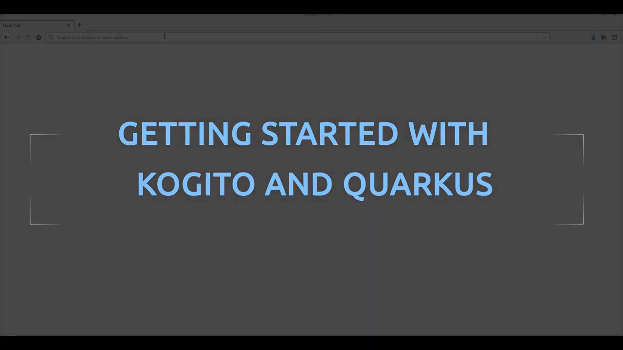 Getting started with Quarkus and Kogito