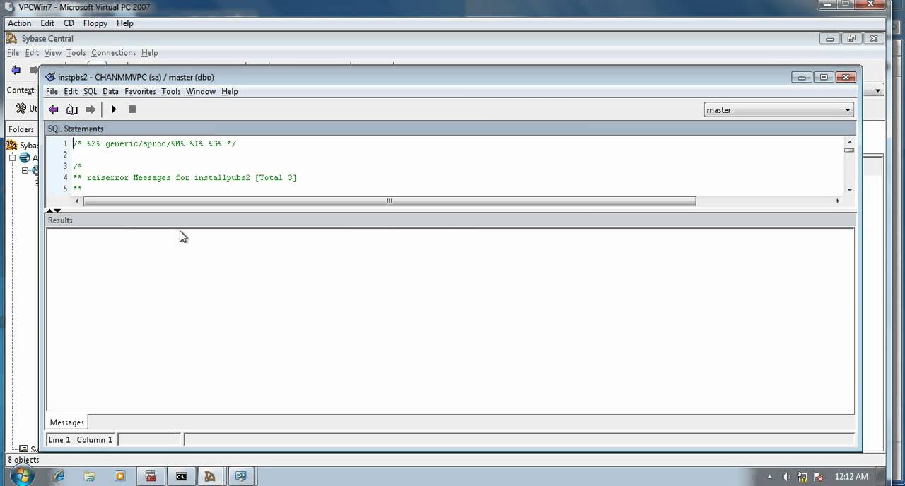 Install pubs2 sample database in SyBase ASE 15.5