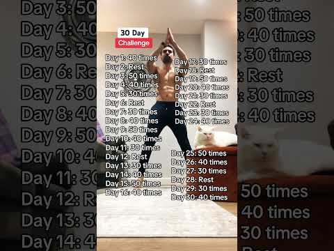 Beginner 30 Day Workout Challenge Routine At Home