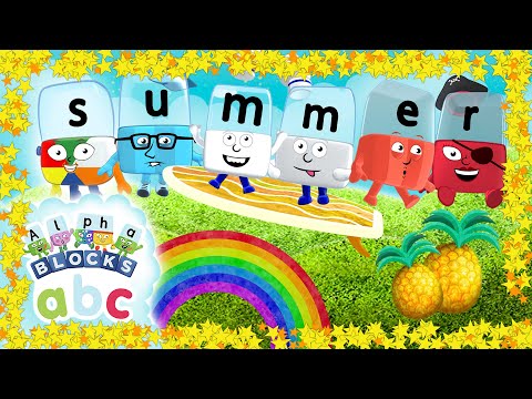 Alphablocks - Can You Spell SUMMER? ⛱ | #SummerFun | Learn to Read | Phonics