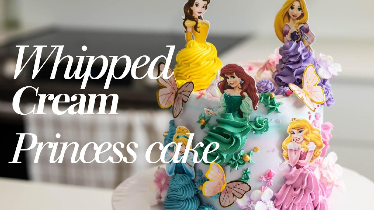 Whipped Cream Princess cake