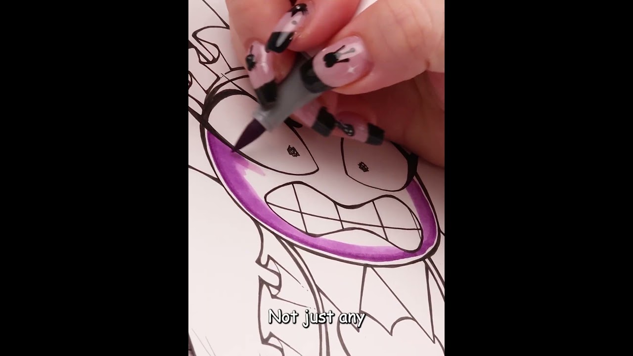 Drawing Maid Jax from The Amazing Digital Circus