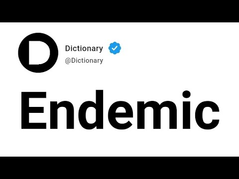Endemic Meaning In English