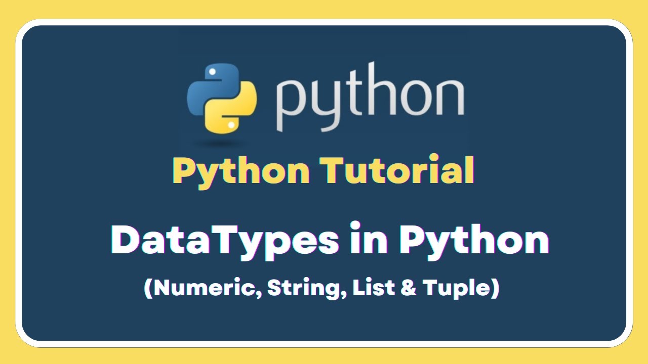 Part 2 | Selenium With Python Tutorial For Beginners | Data Types In Python With Practical Example