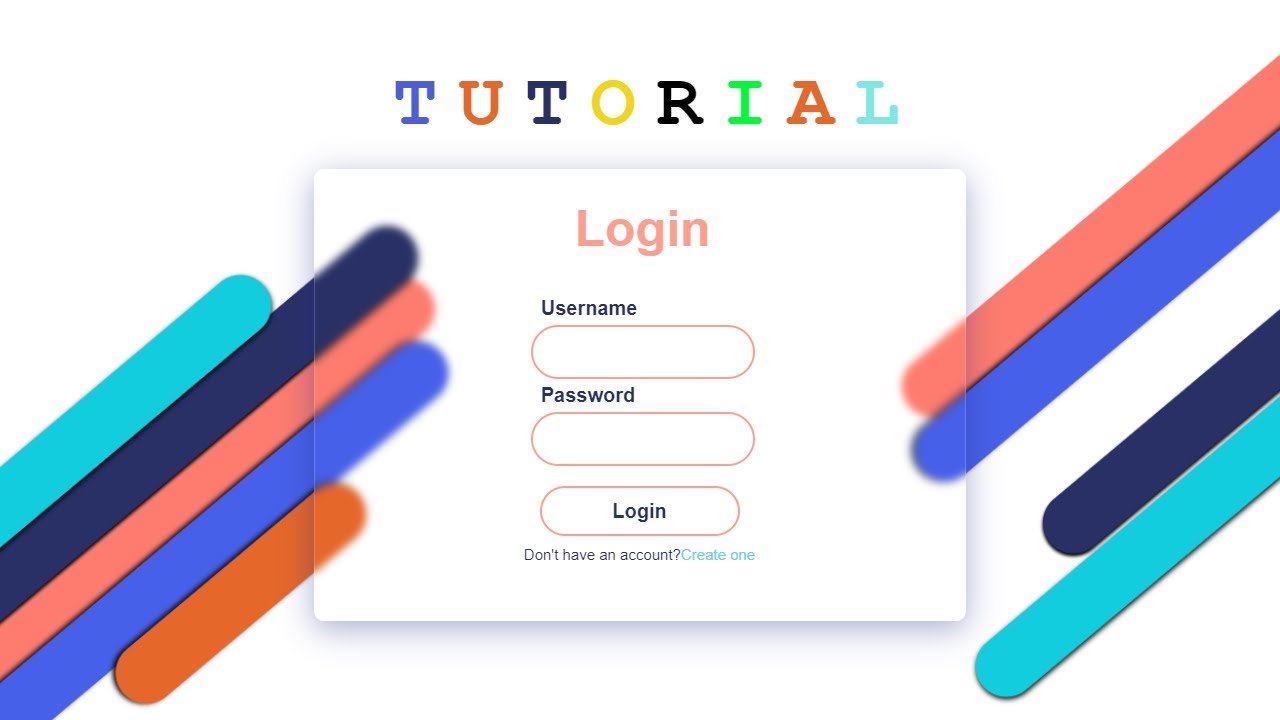 Tutorial on Pure CSS Login Form with Glassmorphism effect | HTML&CSS | CodeEra