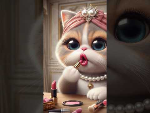 Soch rahi hun khud hi Kallu makeup 💄 #billi #cat #bhutiyakahaniyan #catlover #bengalcat