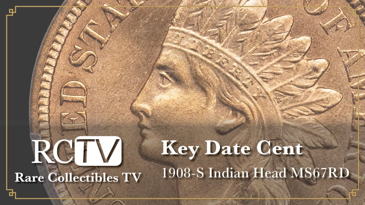 Key Date Cent: 1908-S Indian Head MS67RD