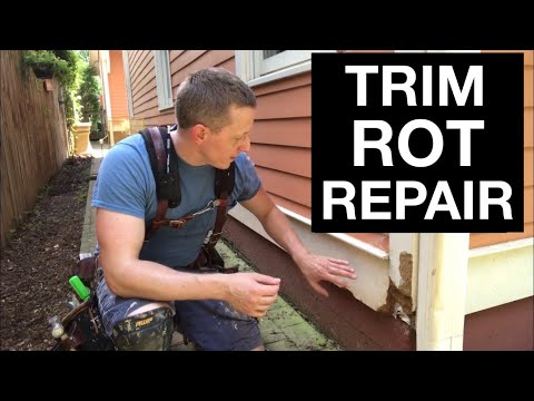 Repair Trim Rot (Skirt Board and Corner Board)