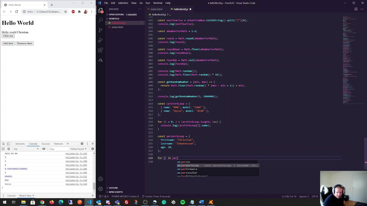 Javascript - Loops And The Break Keyword