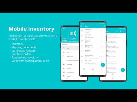 Mobile Inventory PRO - Brief Example
