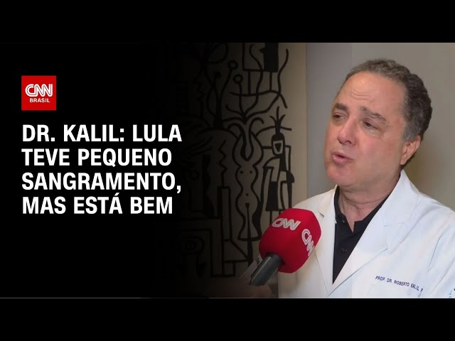 Dr. Kalil, médico de Lula, explica: presidente teve traumatismo ...