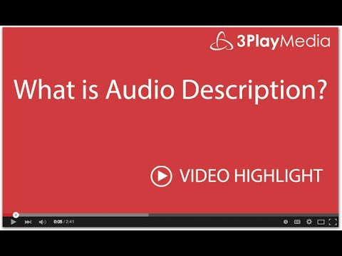 What is Audio Description?