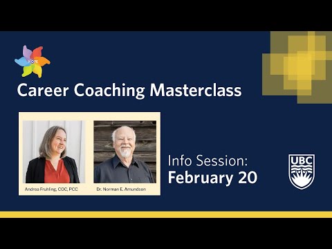 Career Coaching Masterclass at UBC | Information Session | Feb 20, 2025