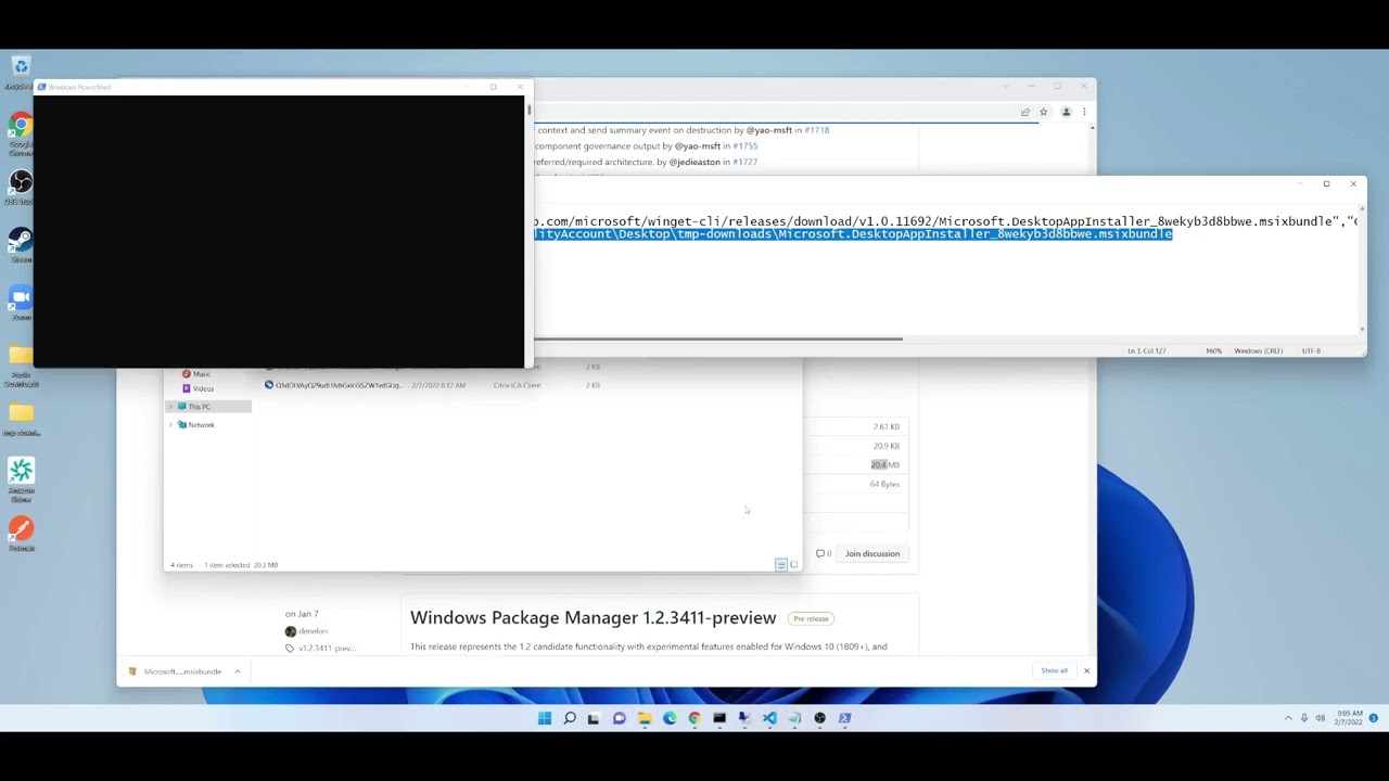 Installing and managing packages with Winget
