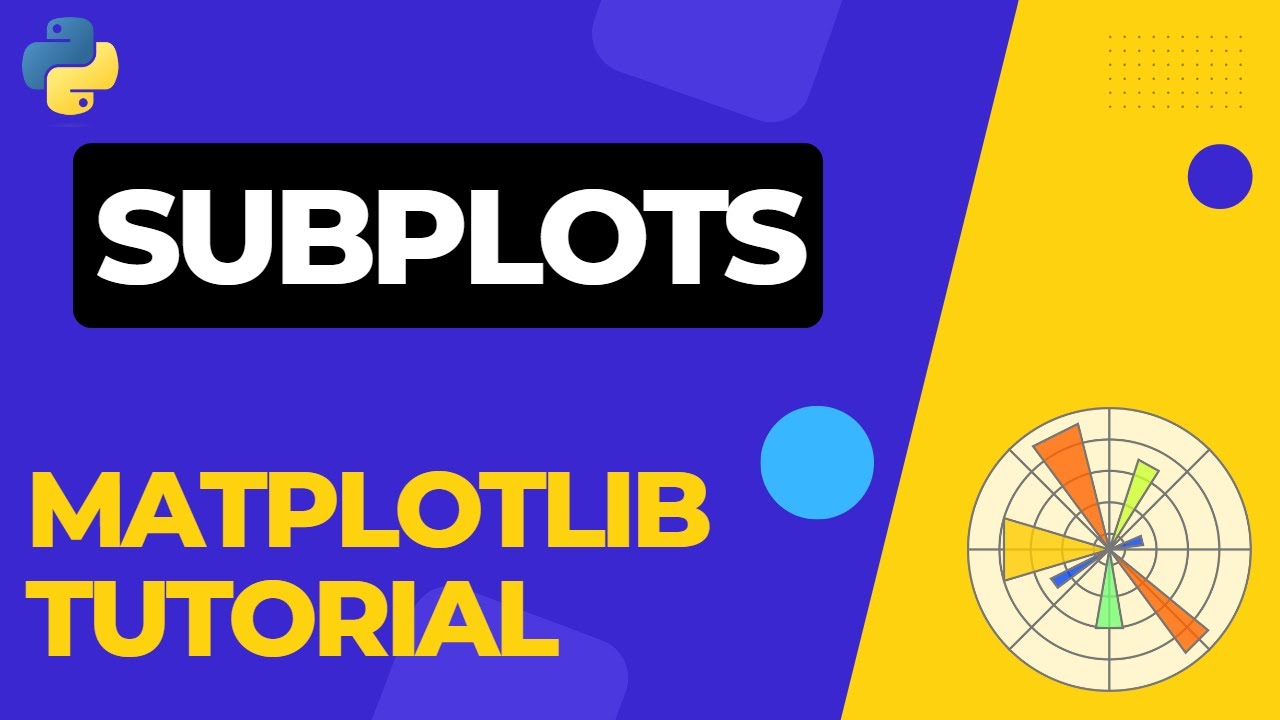 How to create SUBPLOTS in Matplotlib | Python Tutorial 01