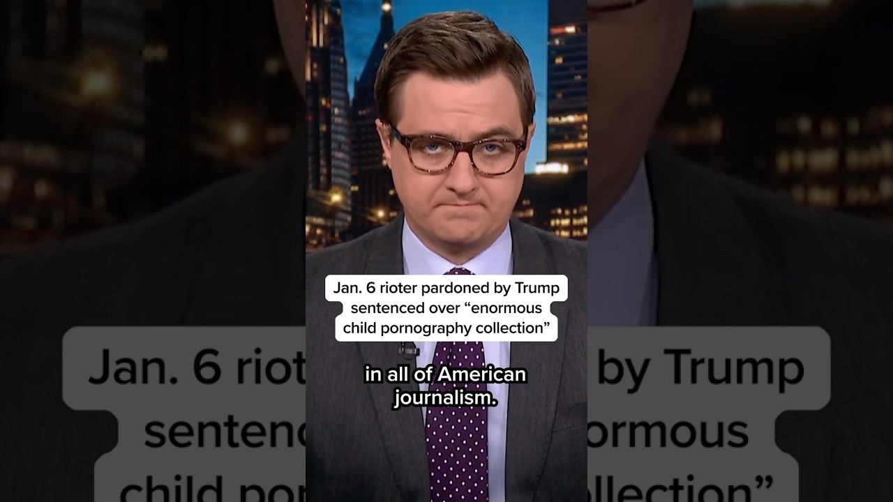 Jan. 6 rioter pardoned by Trump sentenced over 'enormous child pornography collection'