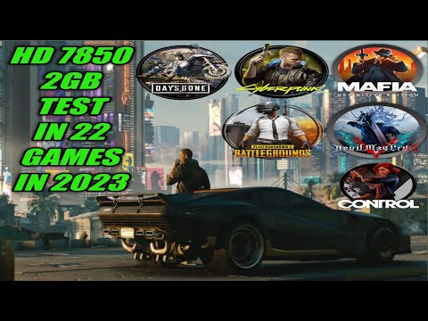 AMD HD 7850 Test in 22 Games in 2023 🤔