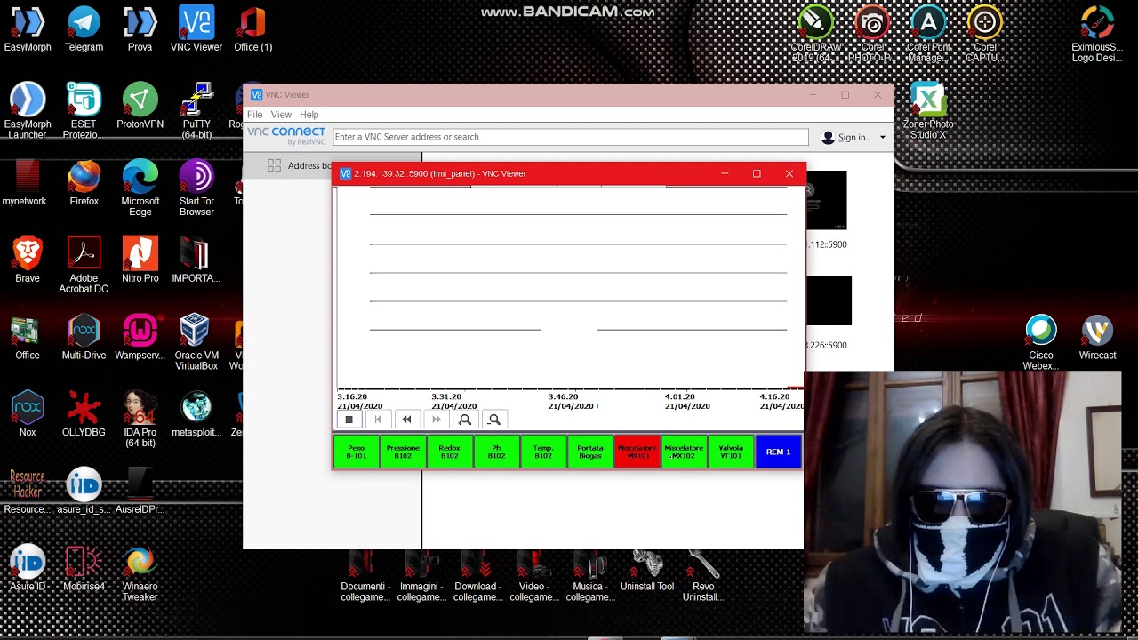 SCADA HMI by VNC Viewer from Shodan