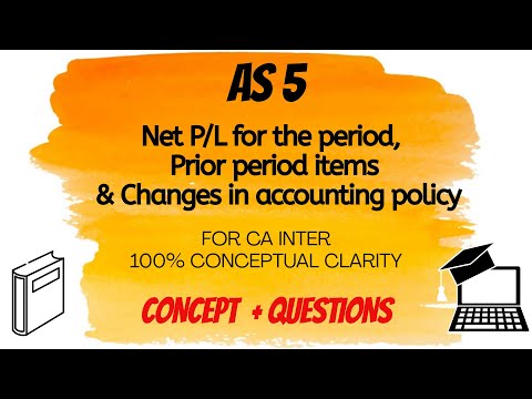 Net P/L for the Period, Prior Period Items and Changes in Accounting ...