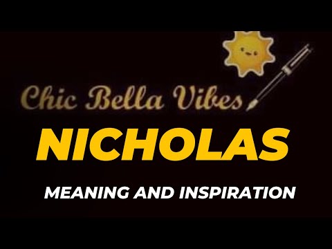 Exploring the Significance of the Name NICHOLAS #meaning #name #nicholas