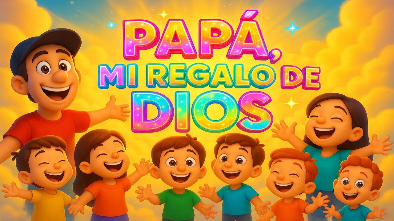 🎵 Papá, mi regalo de Dios | Canción Cristiana Infantil para el Día del Padre | EduRitmo Oficial 🎵