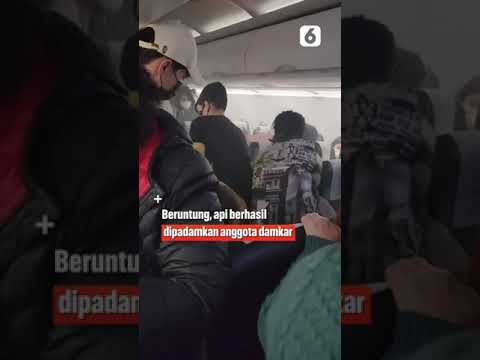 Ngeri! Power Bank Terbakar di Kabin Pesawat Scoot Airlines #Shorts
